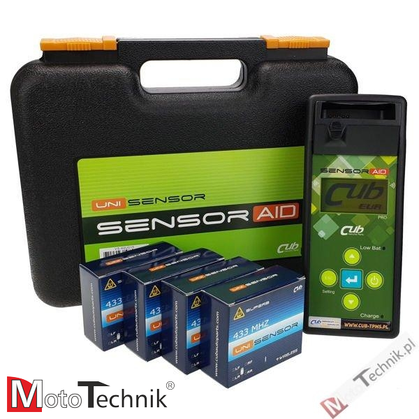 Programator czujników ciśnienia CUB TPMS Sensor AID 3.0 + 4 czujniki ...